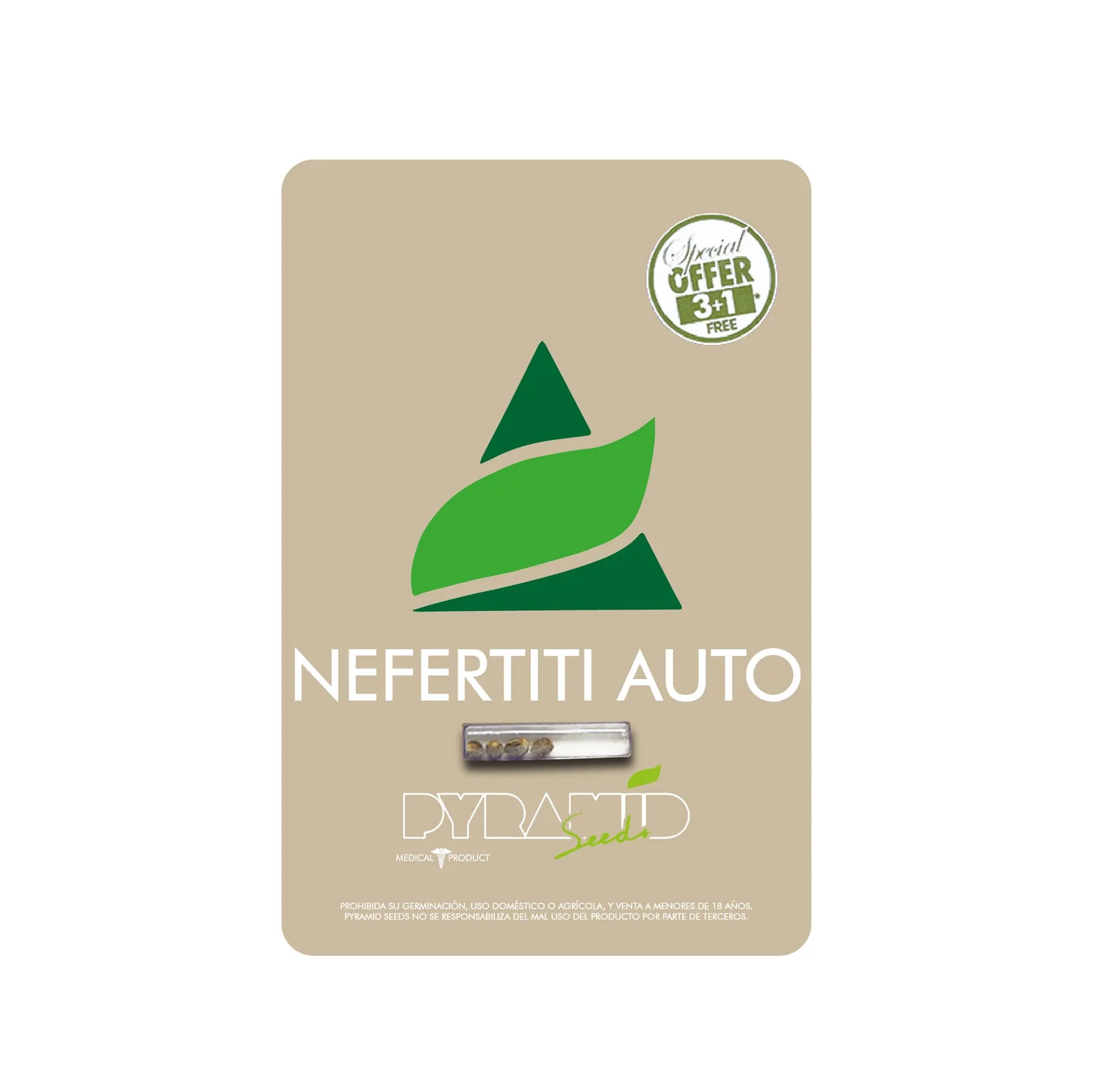 PYRAMID SEEDS Auto Nefertiti 3+1 - BUDDER GROWSHOP